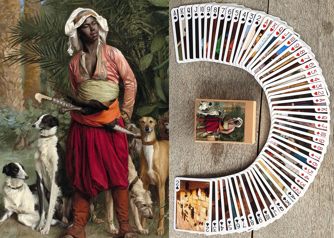 ARABIAN ANTIQUE Playing Cards poker Deck 54 Cards All - Etsy