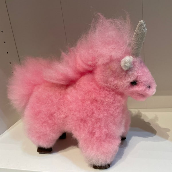 Fluffy Unicorn Stuffed Animal - Etsy