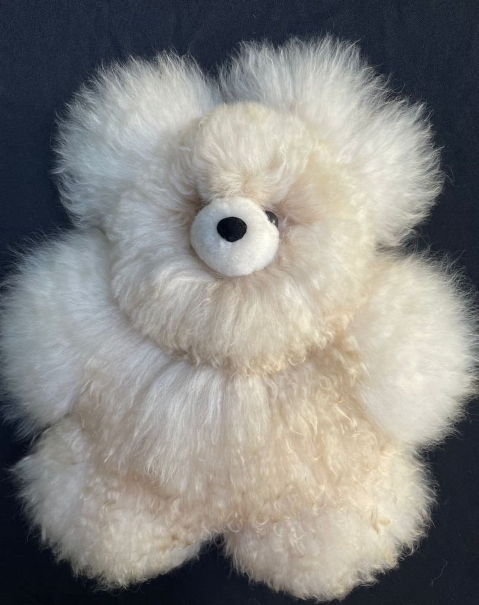 Baby Alpaca Stuffed bear animal real fur stuffed animal | Etsy