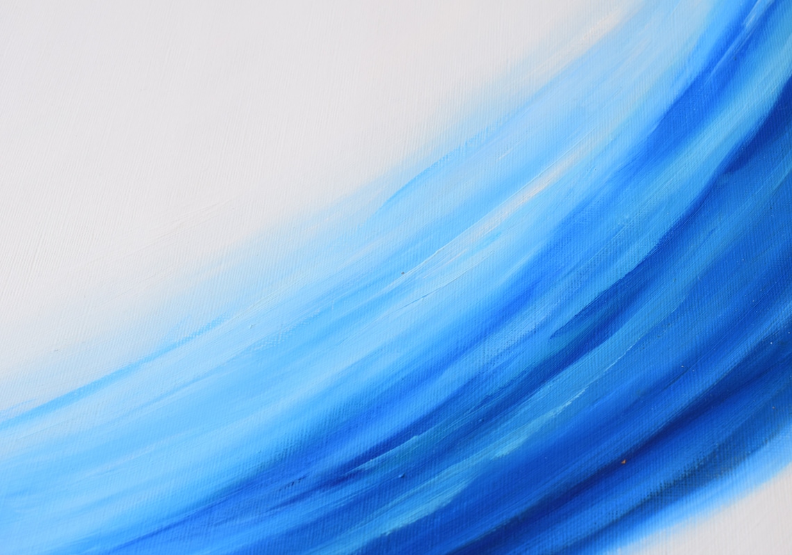 Blue Minimalist Art-abstract Art Set-original Oil | Etsy