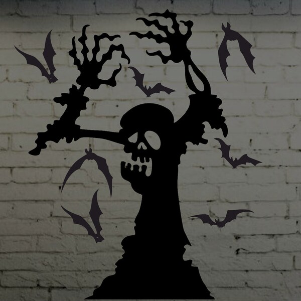 Scary Window Decal - Etsy