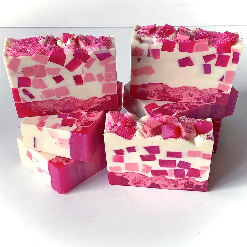 Candy Kisses Handcrafted Soap Glycerin Soap Bar Valentines Etsy
