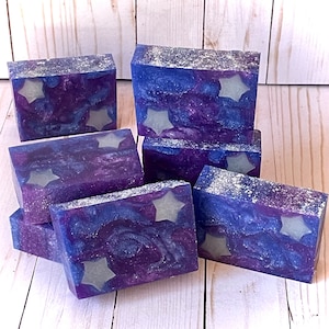 Cosmic Handcrafted Soap, Glycerin Soap Bar, Galaxy Soap, Celestial Soap ...