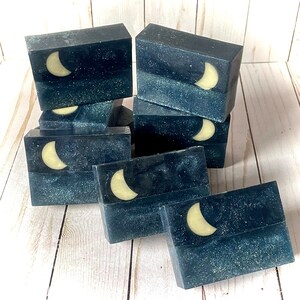 Moon Child Handcrafted Soap Soap Bar Moon Soap Night Sky - Etsy