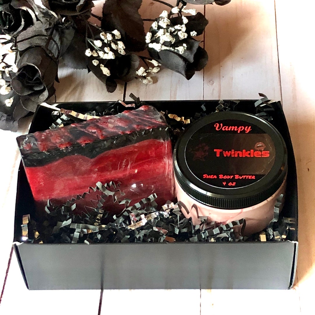 Vampy Gift Box, Bath Gift Set, Halloween Gift, Goth Gift, Vampire Gift ...