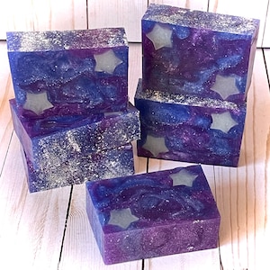 Cosmic Handcrafted Soap, Glycerin Soap Bar, Galaxy Soap, Celestial Soap ...