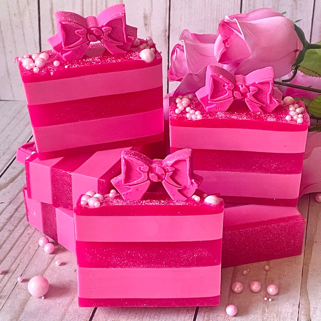 Pretty in Pink Handcrafted Soap, Glycerin Soap Bar, Barbie Inspired ...