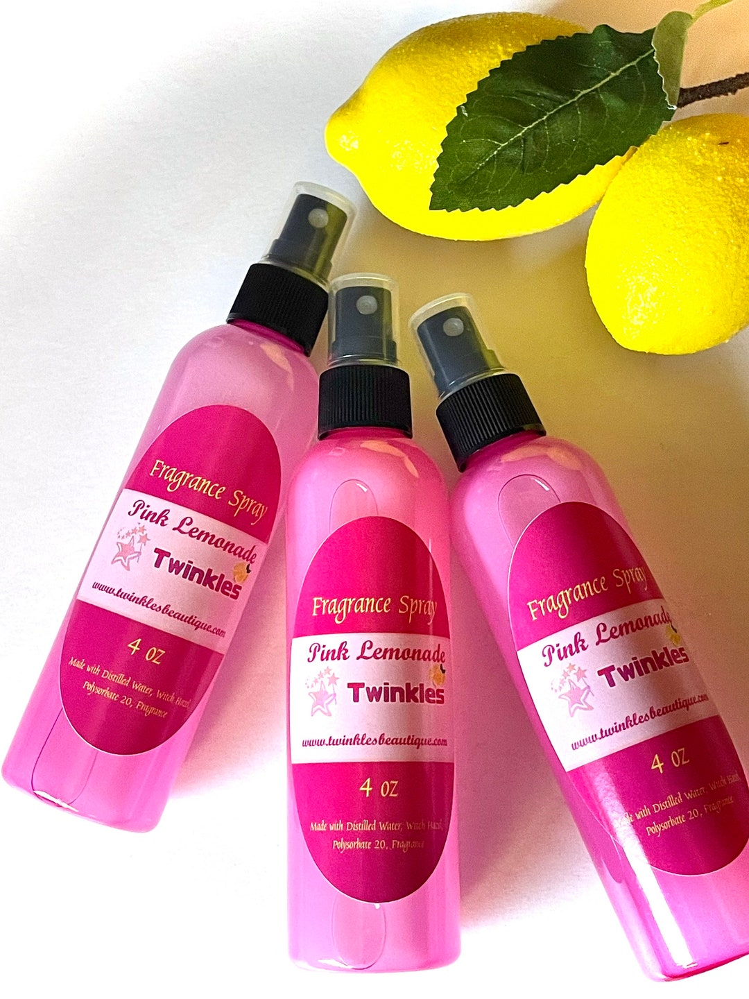 Pink Lemonade Fragrance Spray, ONE 4 Oz Spray, Body Spray, Fruity Body ...