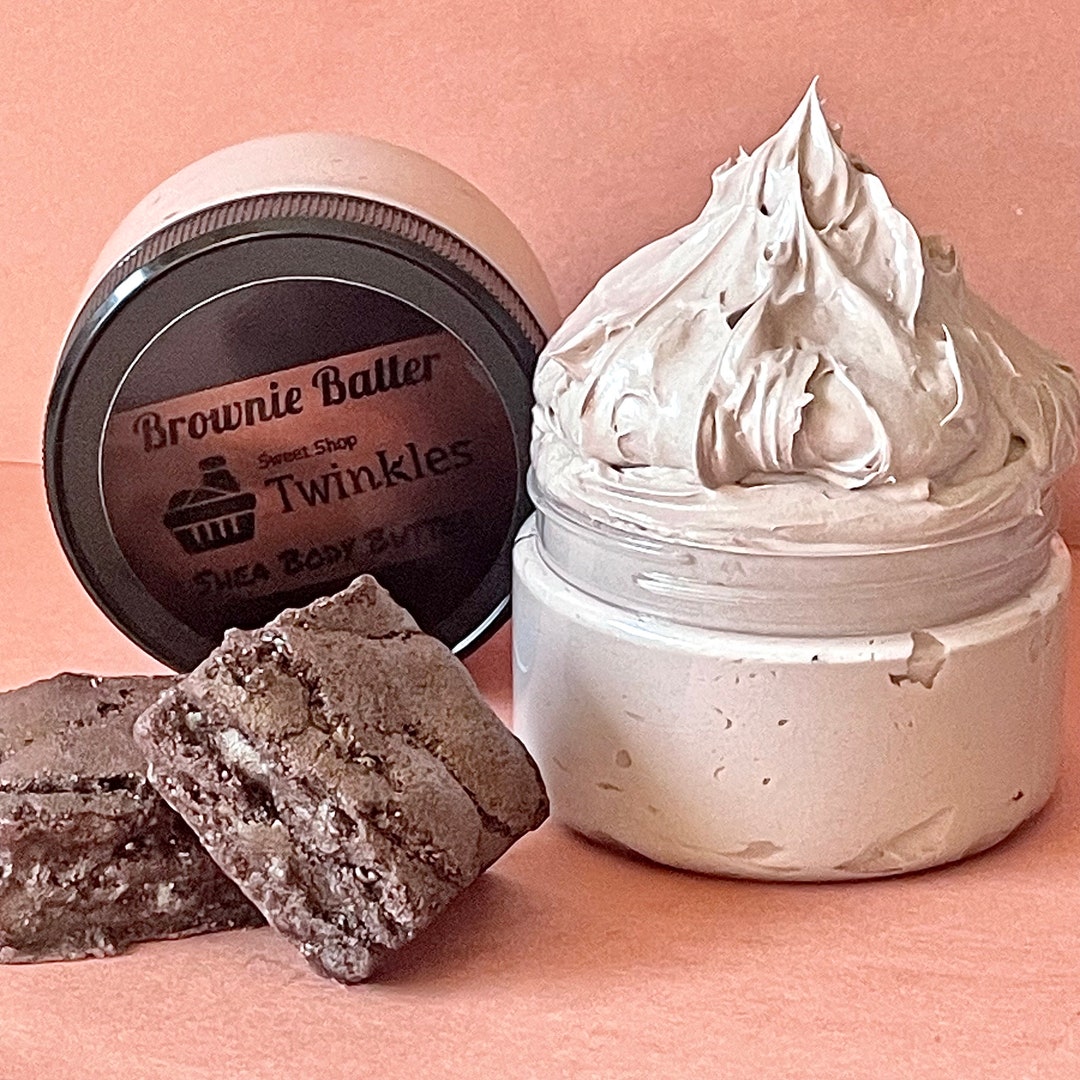 Brownie Batter Shea Body Butter: Chocolate Dessert Scented Moisturizer ...