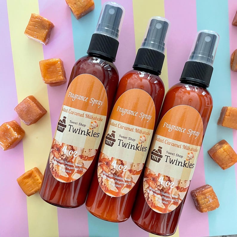 Salted Caramel Milkshake Fragrance Spray, ONE 4 Oz Spray, Body Spray ...
