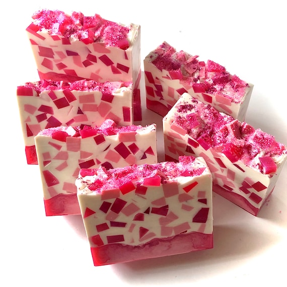 Candy Kisses Handcrafted Soap Glycerin Soap Bar Valentines | Etsy