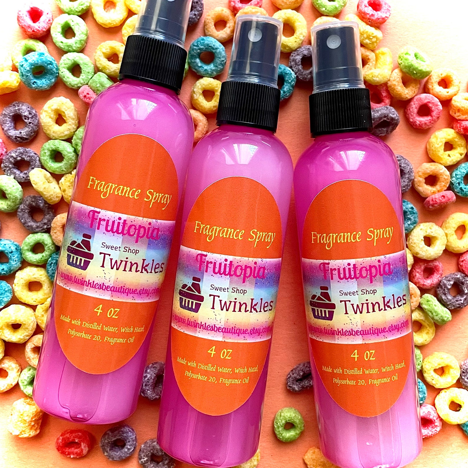 Fruitopia Fragrance Spray: Fruity Cereal Scent - 4 Oz Bodh Spray - Etsy