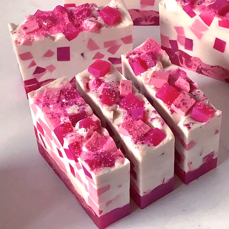 Candy Kisses Handcrafted Soap Glycerin Soap Bar Valentines | Etsy