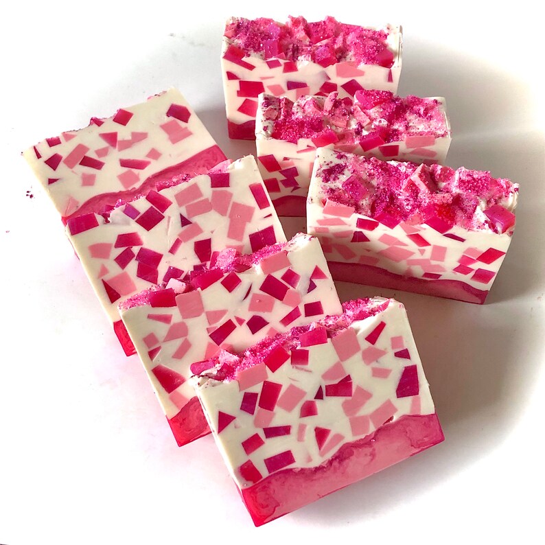 Candy Kisses Handcrafted Soap Glycerin Soap Bar Valentines Etsy
