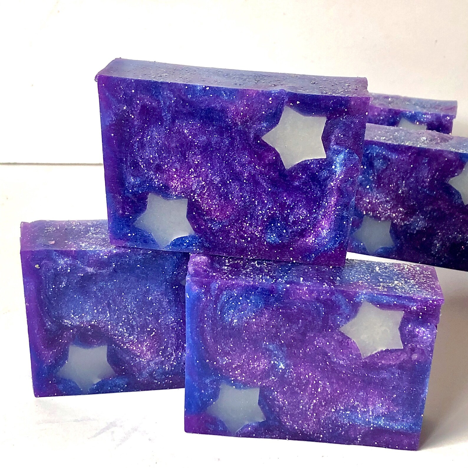 Cosmic Handcrafted Soap Glycerin Soap Bar Galaxy Soap Glow | Etsy