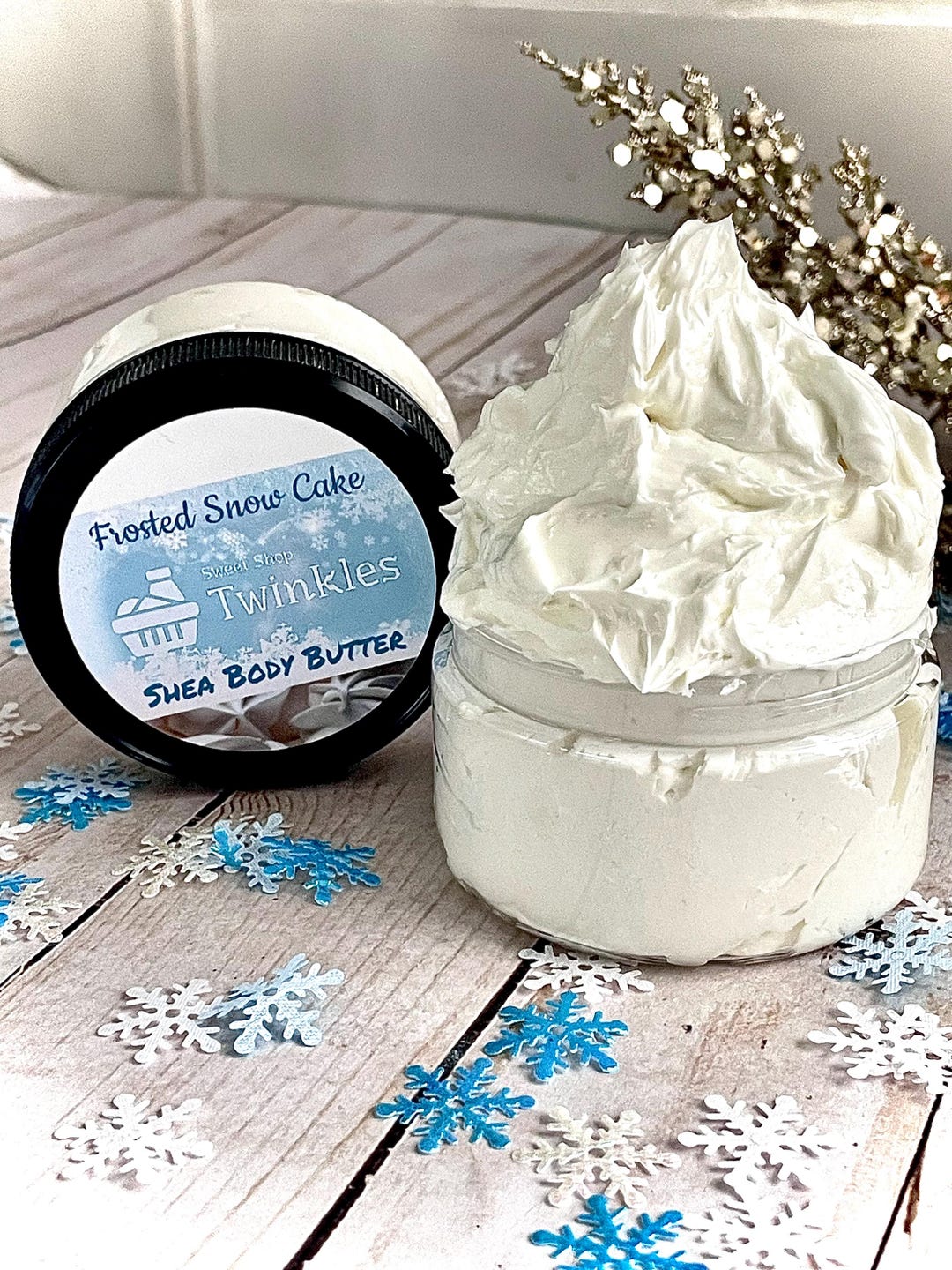 Frosted Snow Cake Butter, Whipped Shea Butter, Winter Fragrance ...