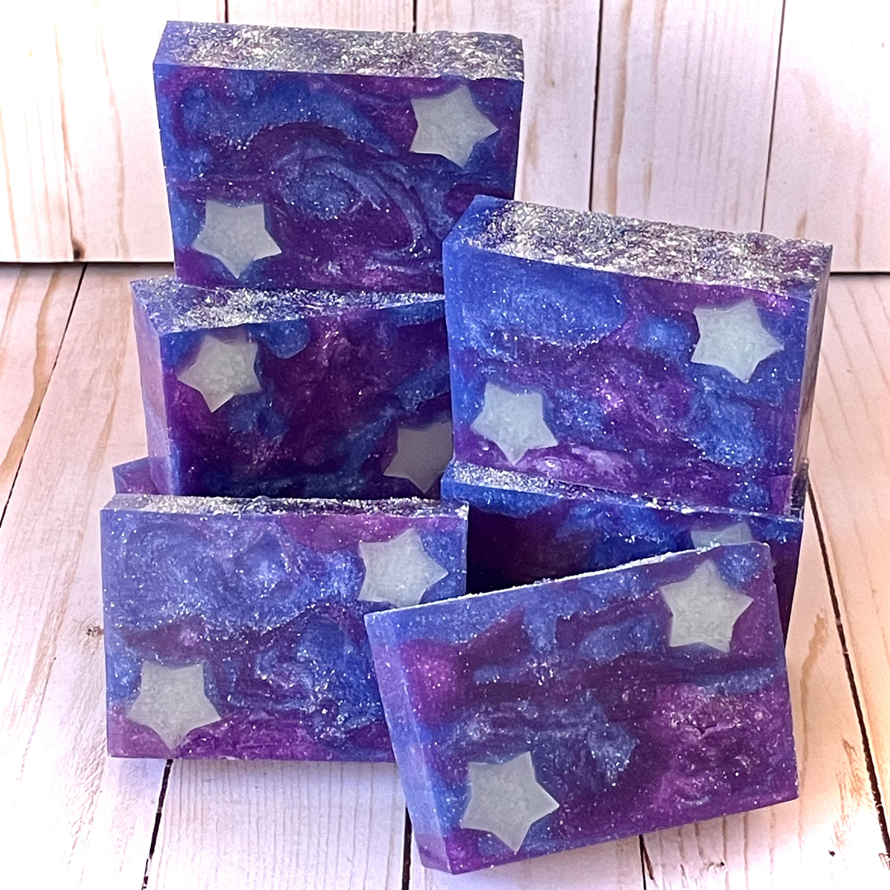 Cosmic Handcrafted Soap, Glycerin Celestial Soap Bar, Pear Grapefruit ...