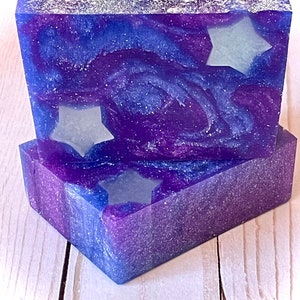 Cosmic Handcrafted Soap, Glycerin Soap Bar, Galaxy Soap, Celestial Soap ...