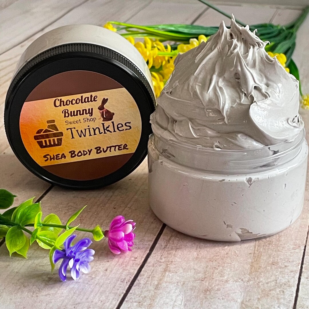 Chocolate Bunny Whipped Shea Body Butter: Easter Gift, Body Moisturizer ...