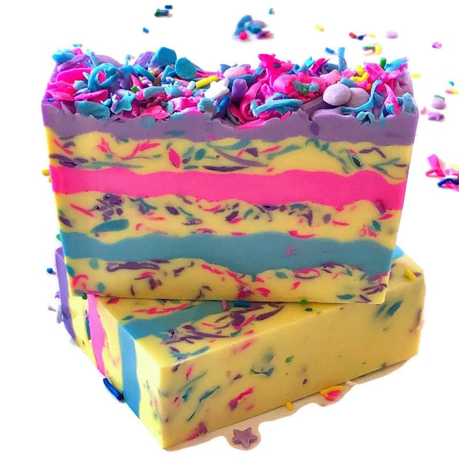 Happy Birthday Cake Handcrafted Soap Glycerin Soap Birthday | Etsy