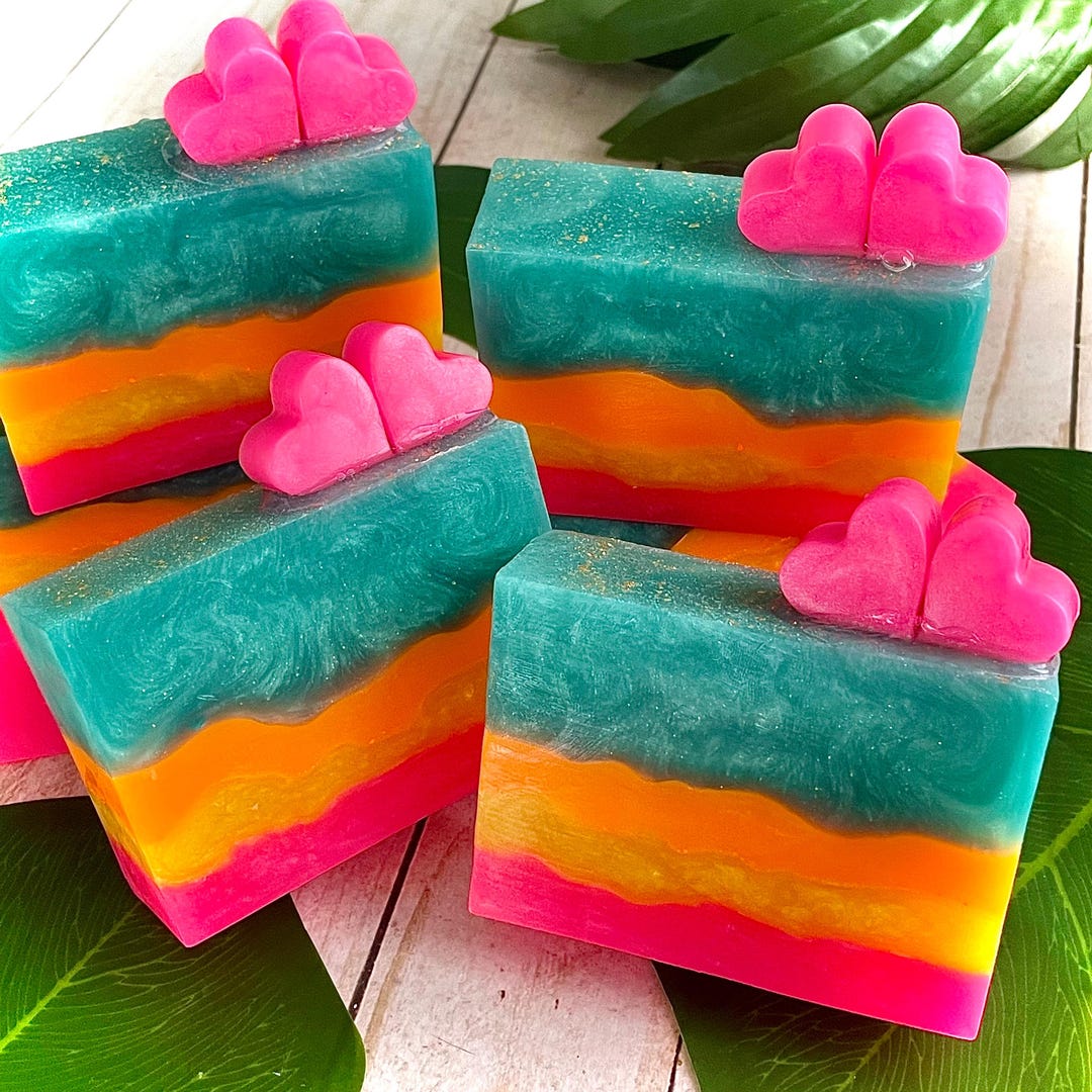 Summer Crush Handcrafted Soap, Soap Bar Gift Soap, Summer Soap ...