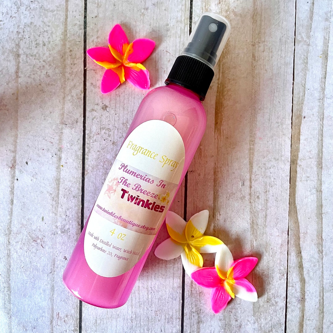 Plumerias in the Breeze Fragrance Spray, Tropical Body Splash, Spring ...