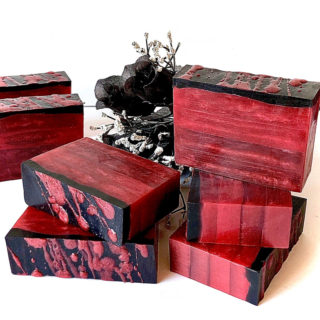 Vampy Handcrafted Soap Bar, Goth Halloween Vampire Gift - Etsy