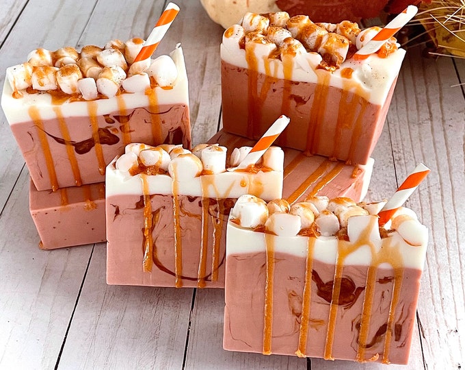 Marshmallow Pumpkin Latte Handcrafted Soap, Soap Bar, Fall Soap, Autumn Bath and Body - Etsy