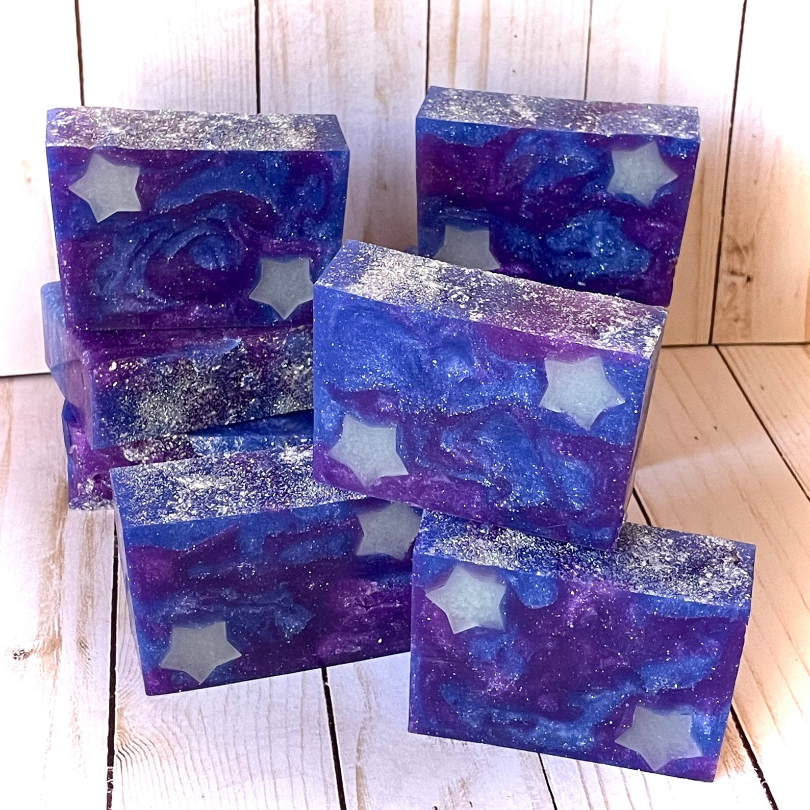 Cosmic Handcrafted Soap Glycerin Soap Bar Galaxy Soap - Etsy