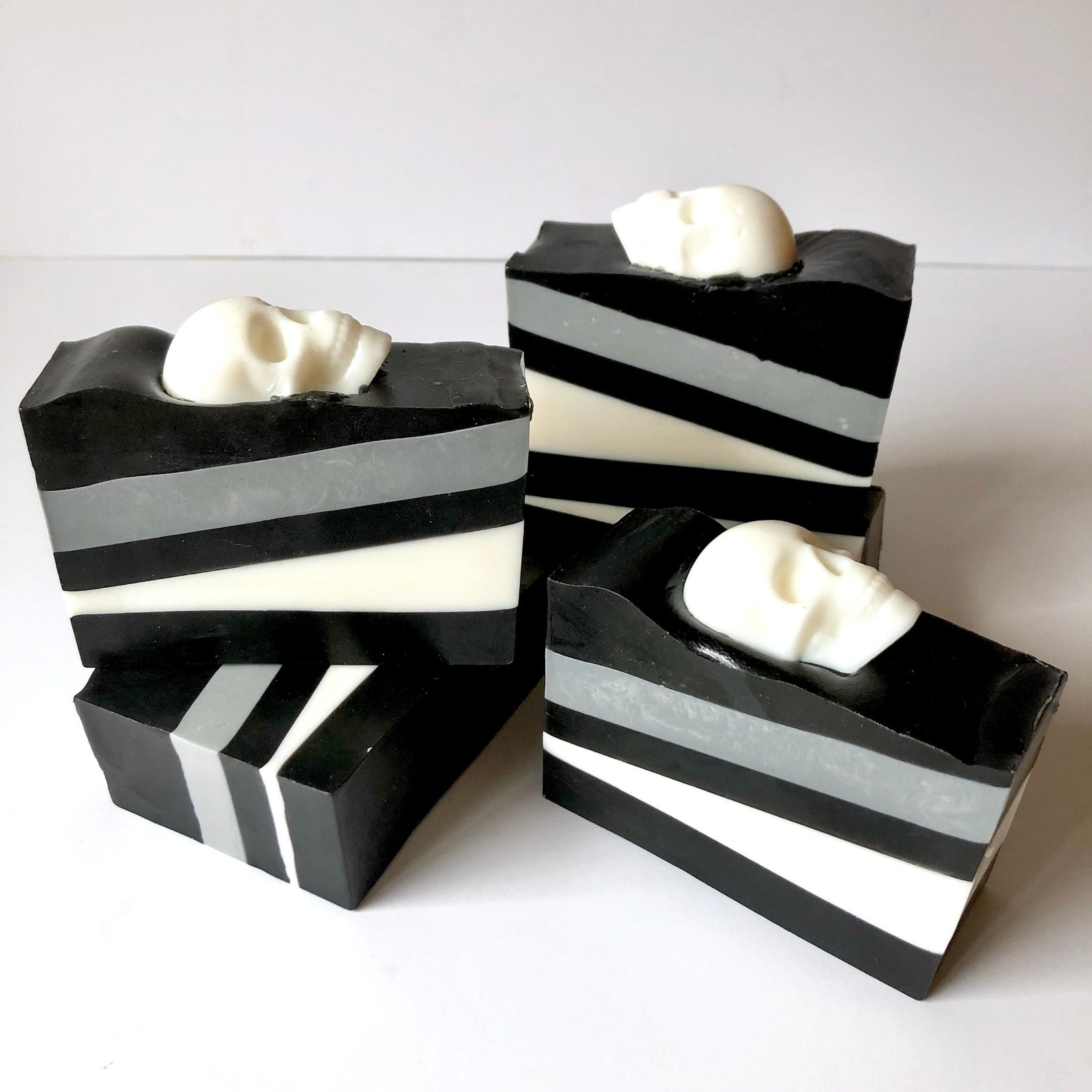 Rebel Handcrafted Soap Glycerin Soap Bar Skull Soap Goth - Etsy