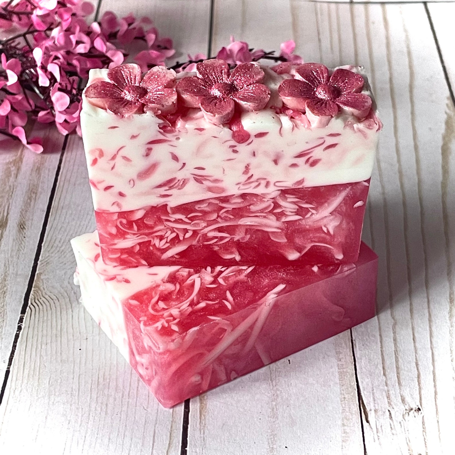 Cherry Blossom Handcrafted Soap Soap Bar Gift Soap for Her - Etsy