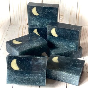 Moon Child Handcrafted Soap, Soap Bar, Moon Soap, Night Sky Soap, Fancy ...