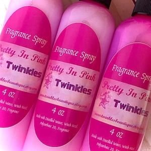 Pretty in Pink Fragrance Spray, ONE 4 Oz Spray, Body Spray, Body Splash ...