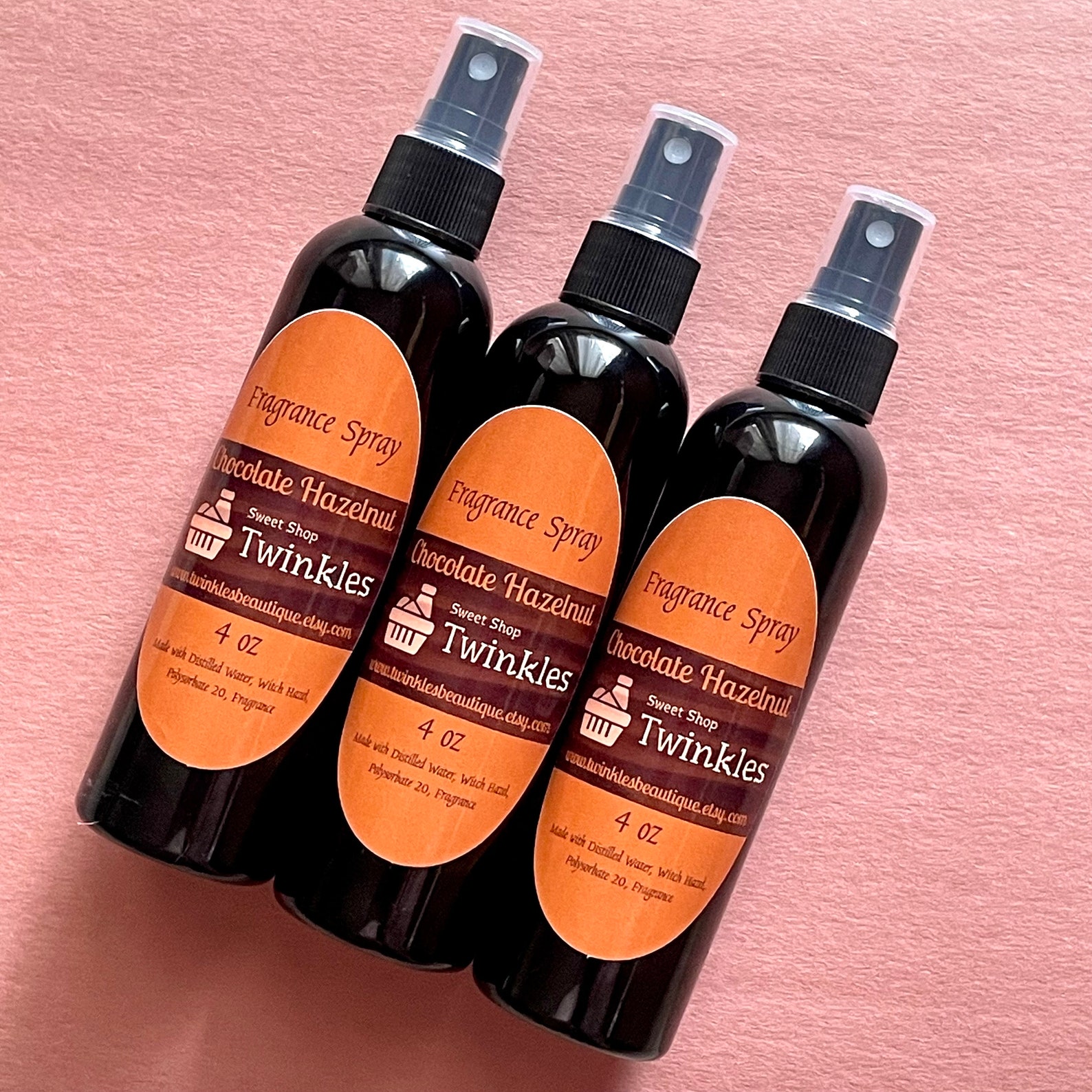 Chocolate Hazelnut Fragrance Spray, ONE 4 Oz Body Spray, Body Splash ...