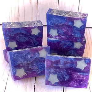Cosmic Handcrafted Soap, Glycerin Soap Bar, Galaxy Soap, Celestial Soap ...