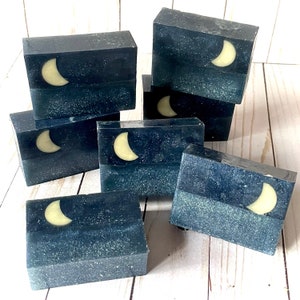 Moon Child Handcrafted Soap, Soap Bar, Moon Soap, Night Sky Soap, Fancy ...