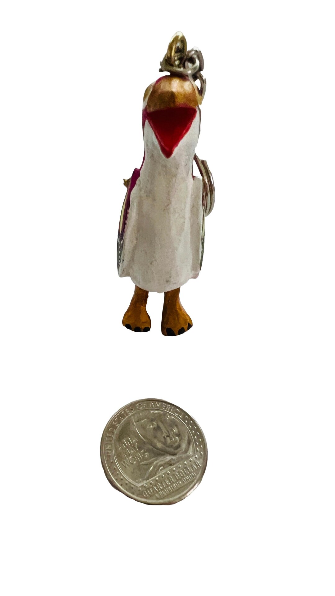 Oaxaca Wood Carving Penguin Keychain by Roberta Angeles Mexican Folk ...