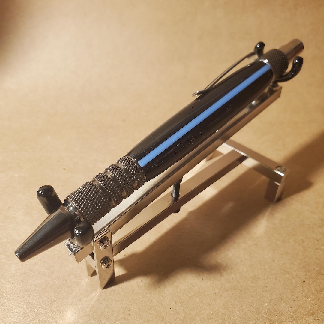 Thin Blue Line Pen. Officer Pen - Etsy