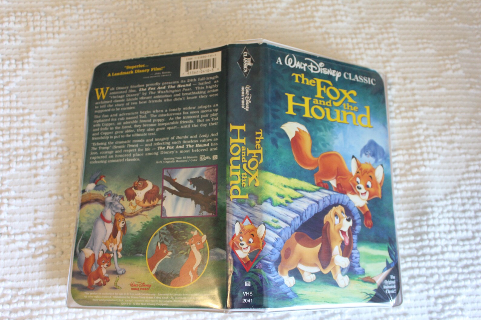 Walt Disney Classic VHS the Fox and the Hound Black Diamond - Etsy