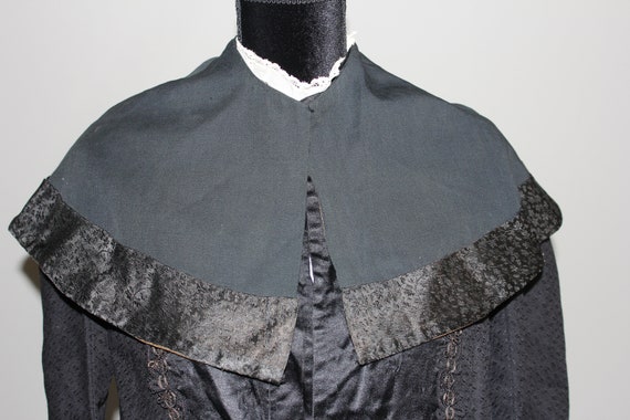 Antique 1900's Complete Women's Mourning Outfit- Line… - Gem