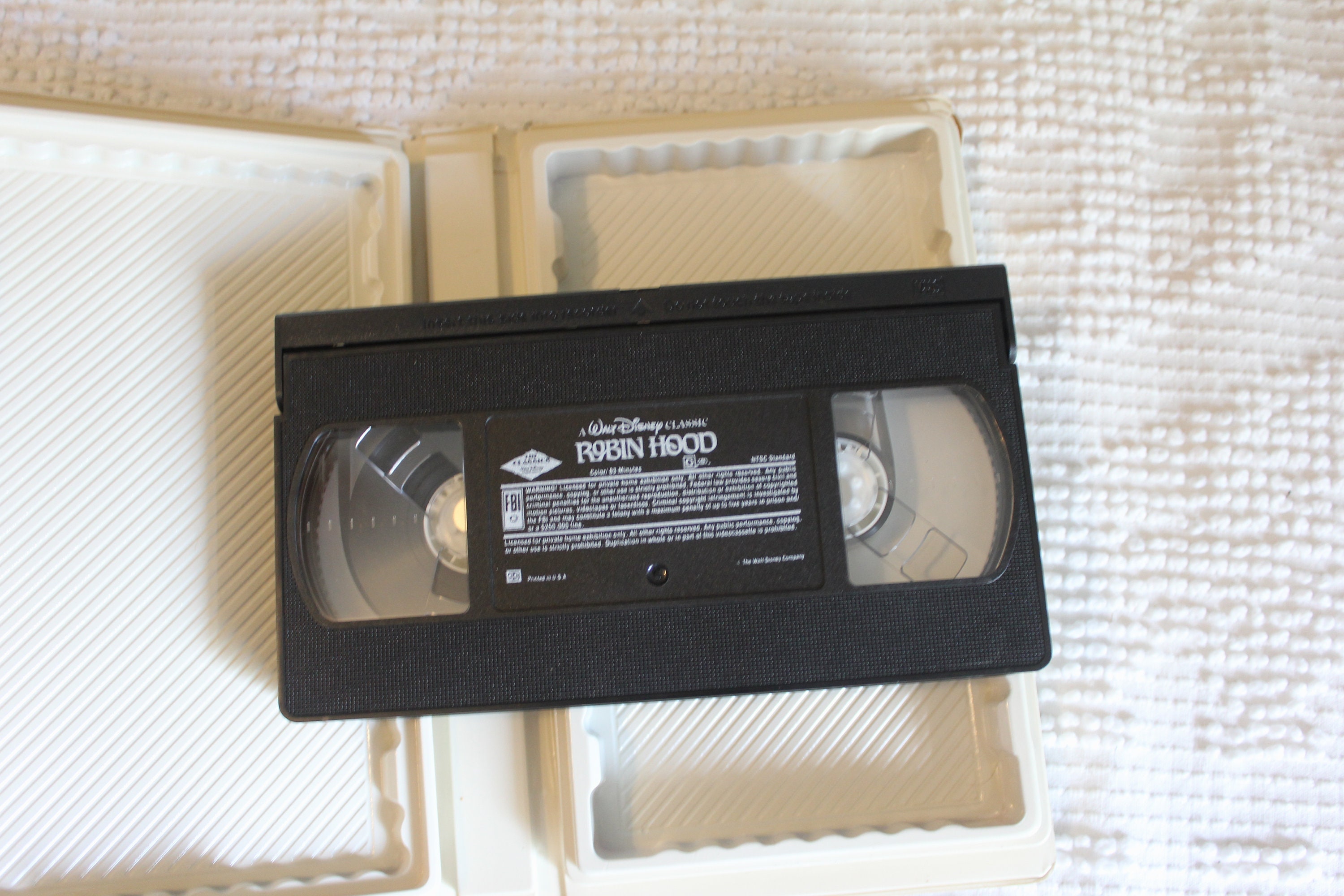 Robin Hood VHS walt Disney Black Diamond Classic 1189 - Etsy