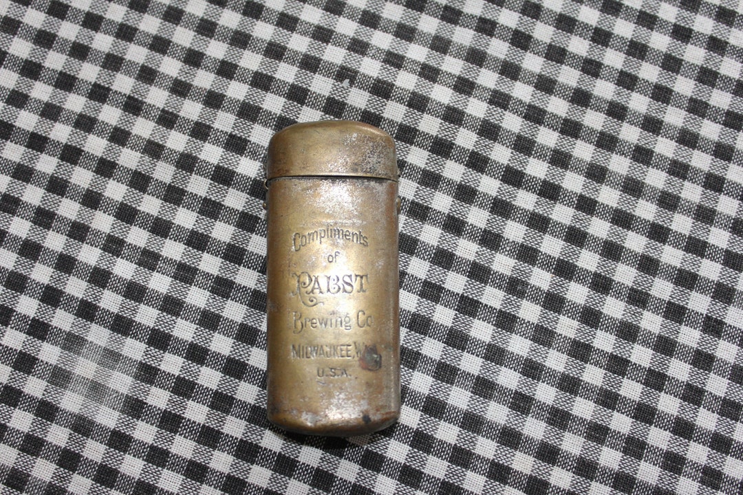 Antique Pabst Brewing Co. Promotional Pocket Match Safe - Etsy