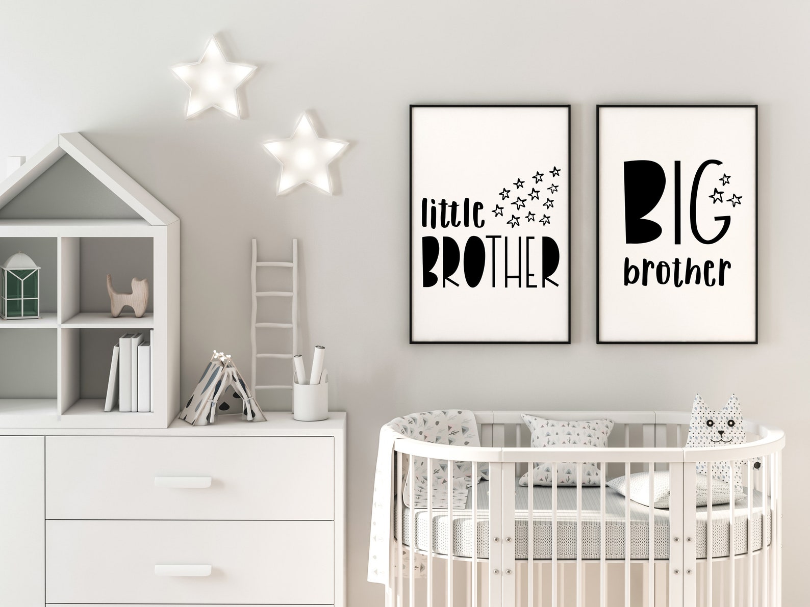Big Brother Little Brother Wall Art, Instant Download, Brothers Shared ...