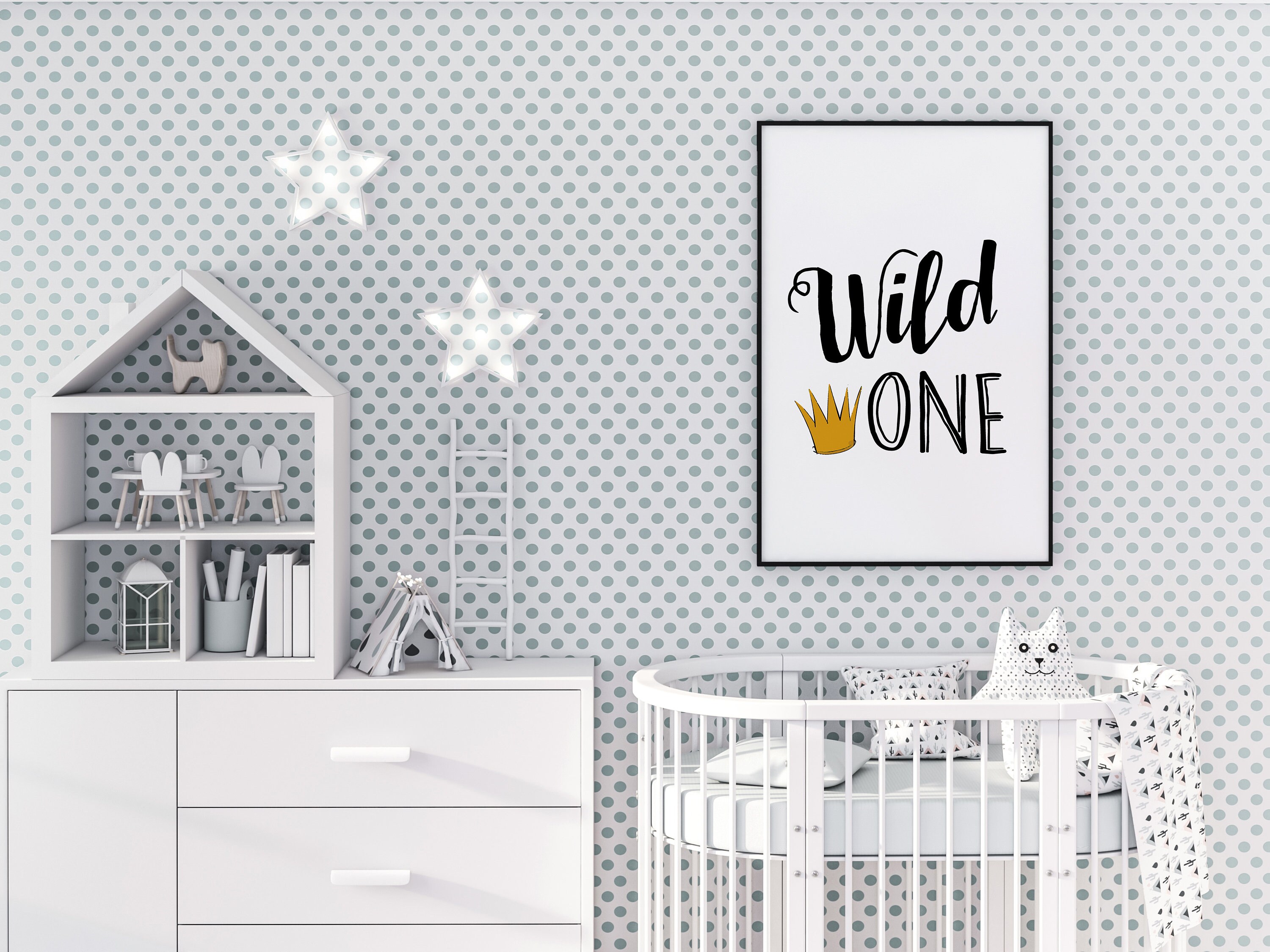 Wild One Sign Printable Where The Wild Things Are Print Wild | Etsy