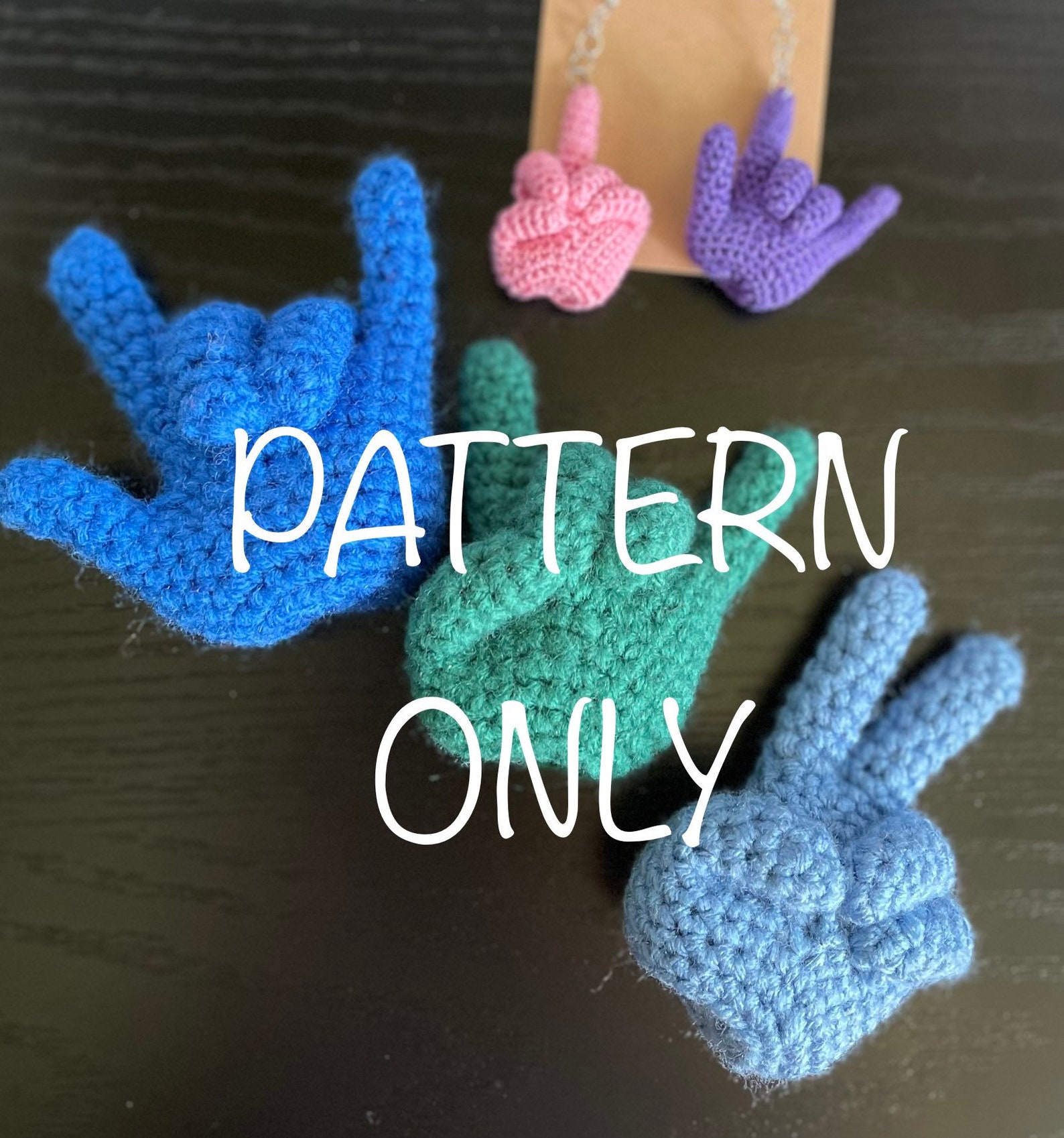 Crochet Hands Pattern by Lilac Fiber Art - Etsy