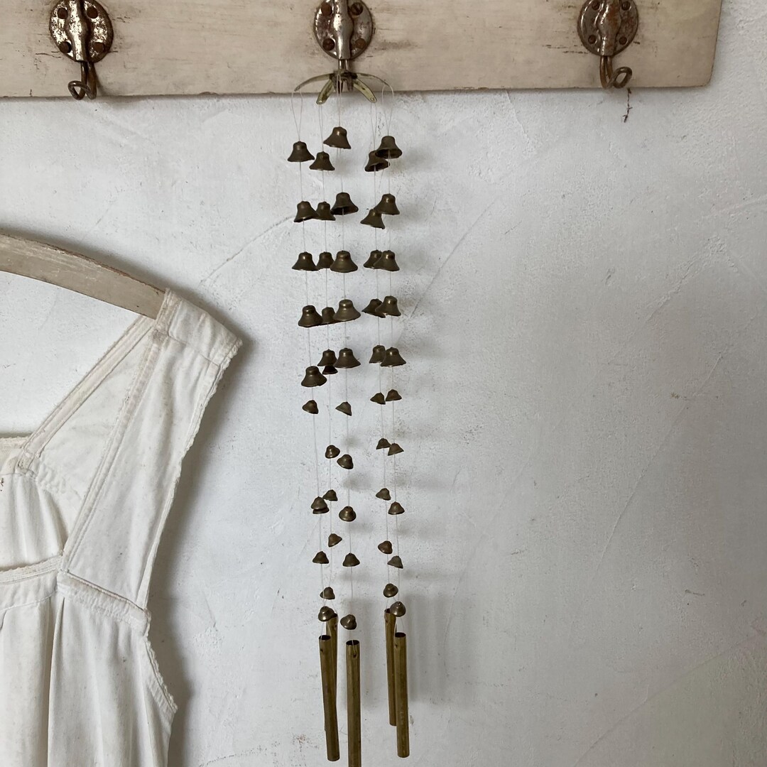FRANCE Old Wind Chime With Many Small Bells Height Approx. 41 Cm ...