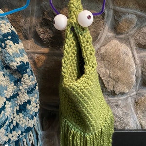 Crocheted Yip Yip Hanging Bag-sesame Street Inspired - Etsy