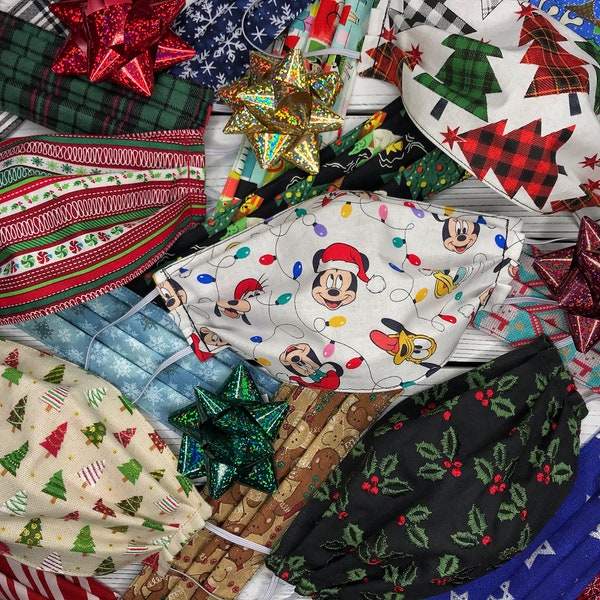 Christmas Face Mask - Etsy