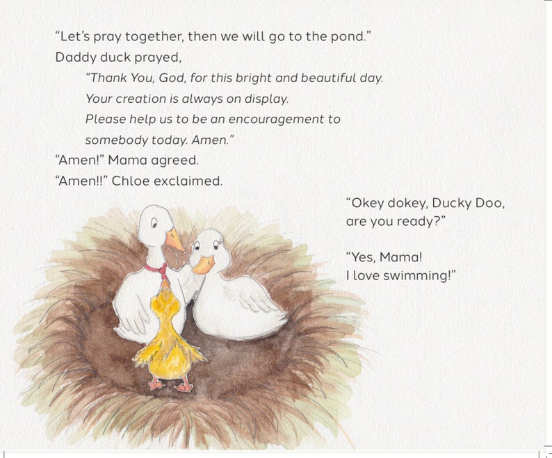 The Duckling Who Made A Difference | Watercolor Children's Book ...