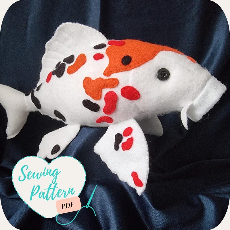 Felt Fish Pattern - Etsy